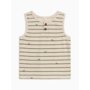 Niko Henley Tank Top - Bird Stripe / Fern : Target