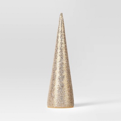 Northlight 23" Green Christmas Tree Cone On Pedestal With Star Topper ...