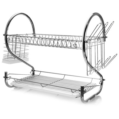 Mega Chef 22in Two Shelf Dish Rack : Target