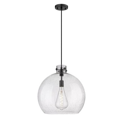 Innovations Lighting Newton Sphere 1 - Light Pendant In Matte Black ...