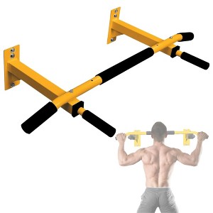 Yes4All Wall Mounted Pull Up/Chin Up Bar for Home Gym Strength Training ...