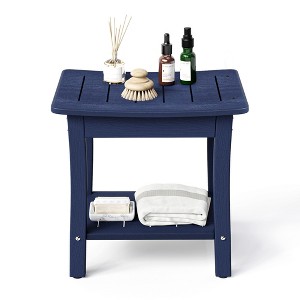 Arceso Hdpe Shower Bench Stool, 16 Inch Waterproof Shower Seat For ...