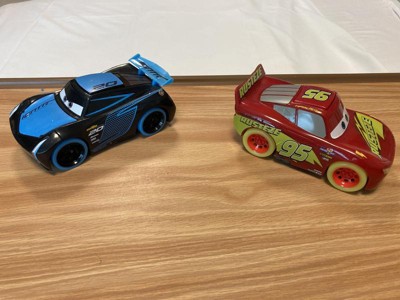 Disney Pixar Cars Track Talkers Glow Racers Lightning McQueen & Jackson ...