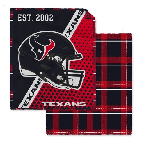 Nfl Houston Texans Gradient Helmet Double Sided Ultra Cozy Blanket : Target