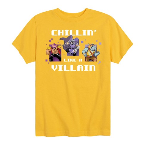 Boys' Teenage Mutant Ninja Turtles Chillin Like A Villain Short Sleeve ...
