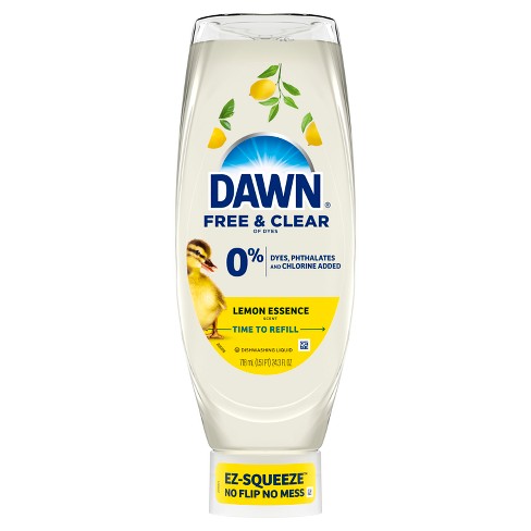Dawn Lemon Essence Free & Clear Ez Squeeze Dishwashing Liquid - 24.3 Fl ...