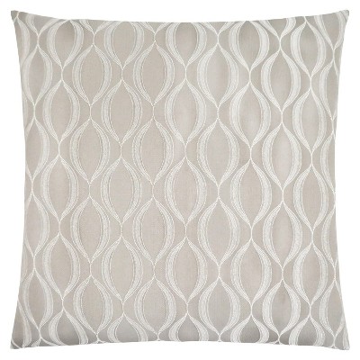 Plaid Outdoor Throw Pillow Beige/white : Target