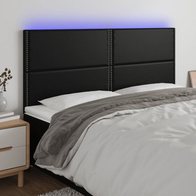 Vidaxl Led Headboard Home Indoor Bedroom Bed Accessory Upholstered Bed ...