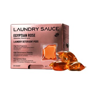 Laundry Sauce Egyptian Rose Laundry Detergent Pods - 30ct: Dye-Free ...
