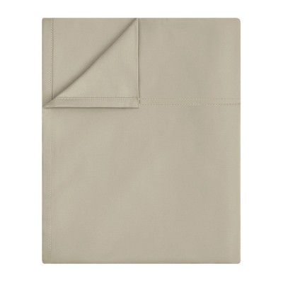 Cgk Linens Single Cotton Flat Sheet/top Sheet 400 Thread Count In Cream ...