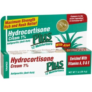 Taro Hydrocortisone 1 Percent Ointment for Temporary Relief of Minor ...