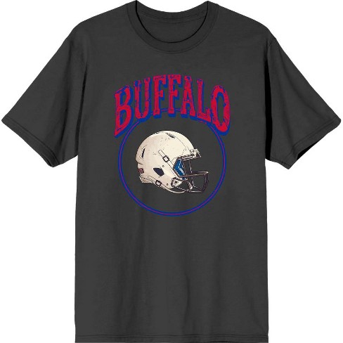 Buffalo Football Adult Charcoal Crew Neck Short Sleeve Tee-xl : Target