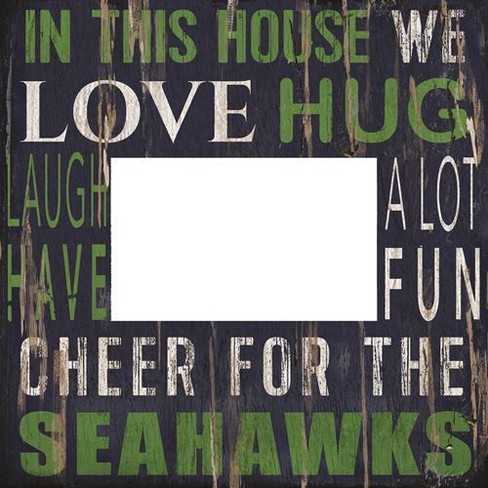 Nfl Seattle Seahawks 4" X 4" In This House Frame : Target