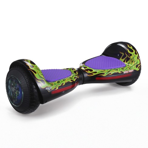 Monster Jam Hoverboard With Light Up Wheels Hover Play, 3 Mile Range, 6 ...