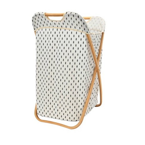Household Essentials Bamboo X-frame Tree Pattern Hamper : Target