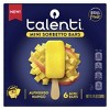 Talenti Alphonso Mango Frozen Mini Sorbetto Bars - 6pk/11.1 Fl Oz : Target