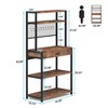 Tribesigns 5-tier Kitchen Bakers Rack, Brown : Target