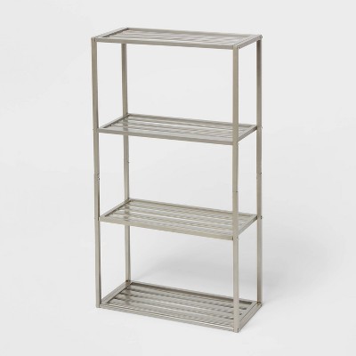 Wood Wall Shelf White Metal - Brightroom™ : Target