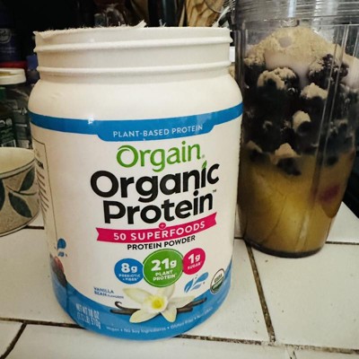 Orgain Organic Vegan Protein & Superfoods Organic Plant Based Powder ...