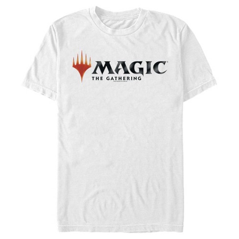 Men's Magic: The Gathering Classic Logo T-shirt - White - Medium : Target
