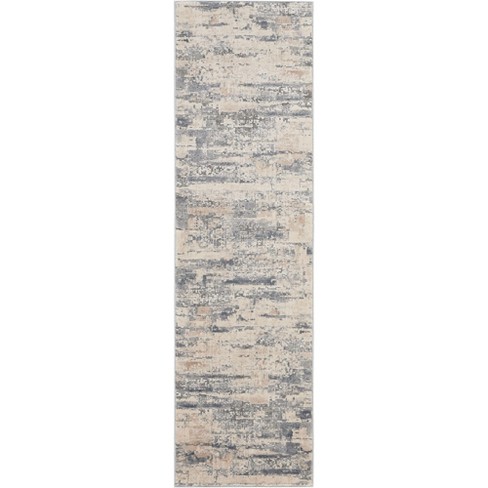 Nourison Rustic Textures Abstract Modern Indoor Area Rug Beige/grey 2'2 ...