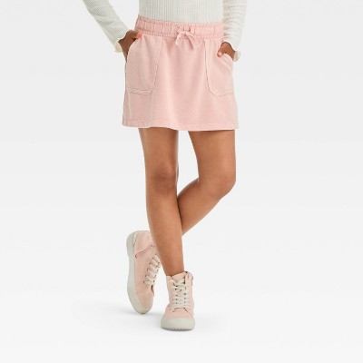 Girls' Knit Patch Pocket Skort - Cat & Jack™ Black M : Target