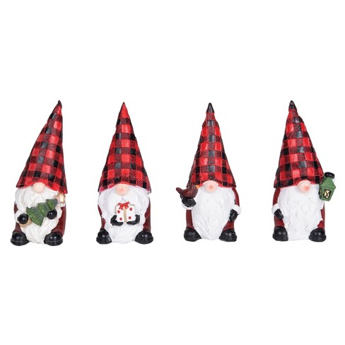 Gallerie Ii Christmas Gnome Figurine Set Of 4 : Target