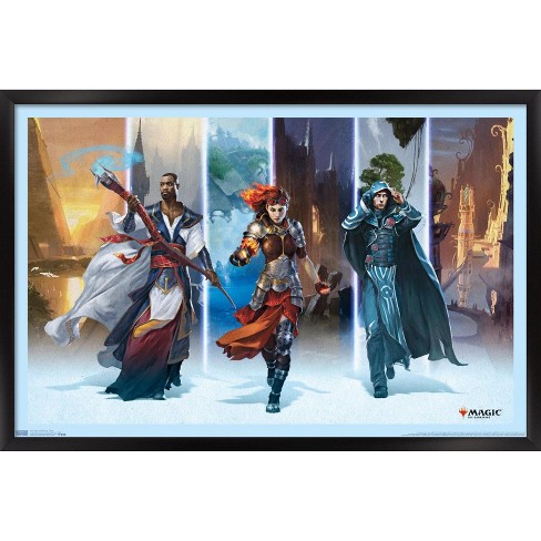 Trends International Magic: The Gathering - Worlds Framed Wall Poster ...