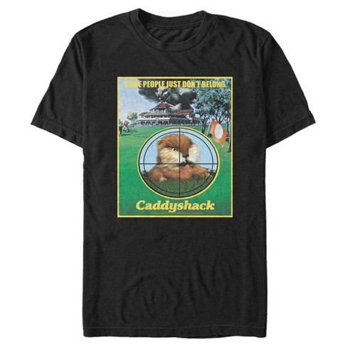 Men's Caddyshack Gopher Don't Belong Quote T-shirt : Target