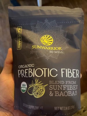 Be Well Organic Prebiotic Fiber Powder, Blend From Sunfiber & Baobab ...