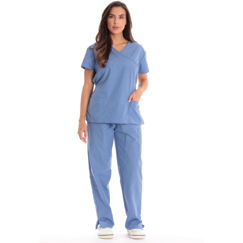 Just Love Scrub Set - 5 Pocket Medical Uniform - Tie Back Nurse Set ...