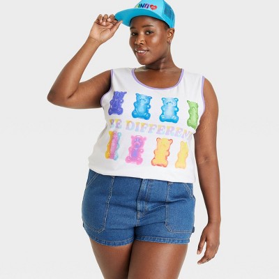 Pride Adult 'gummy Bear - Be Different' Tank Top - White 4x : Target