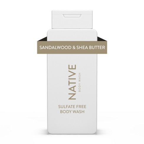 Native Body Wash - Sandalwood & Shea Butter - Sulfate Free - 18 Fl Oz : Target