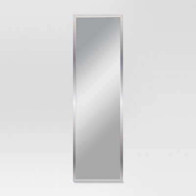 Rectangle Framed Leaner Floor Mirror Silver – Threshold™ – Target ...
