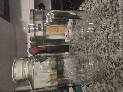 67oz Glass Pitcher With Stainless Steel Lid - Threshold™ : Target