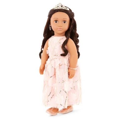 Our Generation Anissa 18" Special Event Doll With Tiara & Floral Gown ...