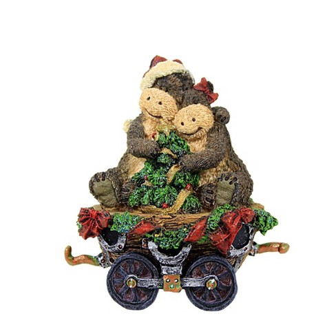 Boyds Bears Resin 3.75 In Mr & Mrs H O'potamus Christmas Noah Train ...