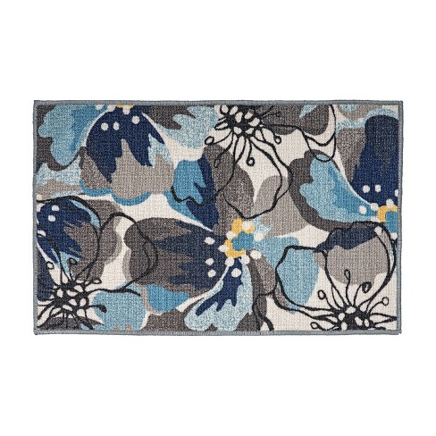 World Rug Gallery Modern Floral Non-slip (non-skid) Indoor Area Rug ...