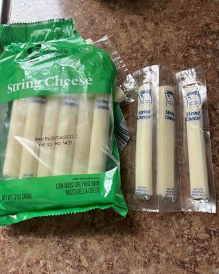 Low-moisture Part-skim Mozzarella String Cheese - 12oz/12ct - Good ...