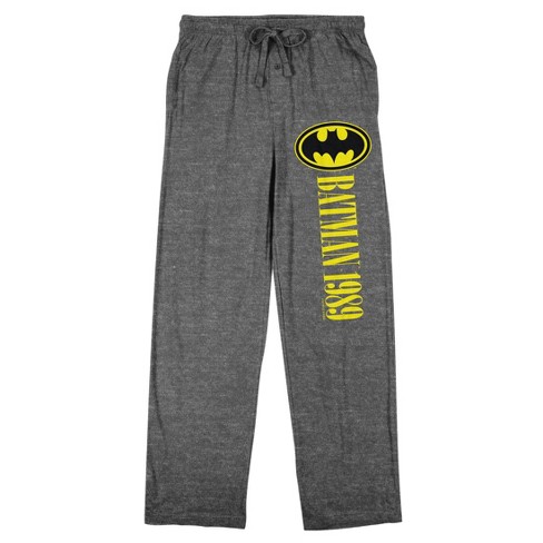 Batman 1989 Movie Men's Heather Gray Sleep Pants-xl : Target
