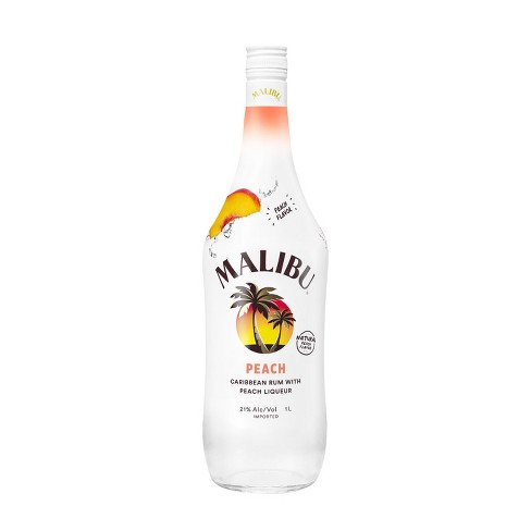 Malibu Peach - 1l Bottle : Target