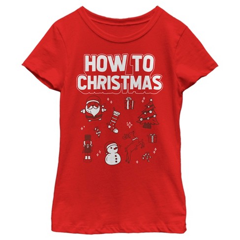 Girl's Lost Gods How To Christmas T-shirt : Target