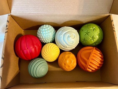 Kaplan Early Learning Textured Mix And Match Balls - Set Of 8 : Target