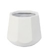 Luxenhome Set Of 2 White Octagon Mgo Planters : Target