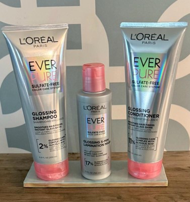 L'oreal Paris Everpure Sulfate Free Hair Gloss Glossing Lamination Mask ...