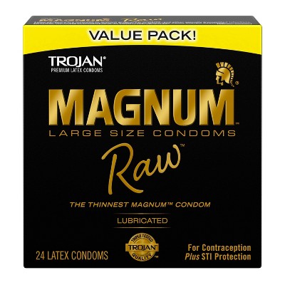 Trojan Magnum Raw - 24ct : Target