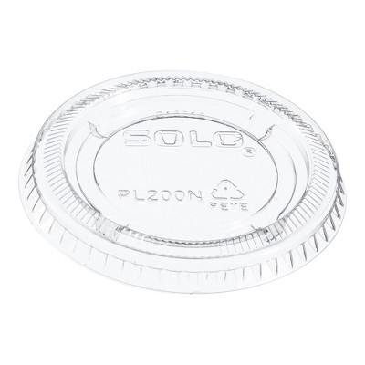 Dart Solo Disposable Souffle Cup Lid Clear Plastic 125 Ct PL200N : Target