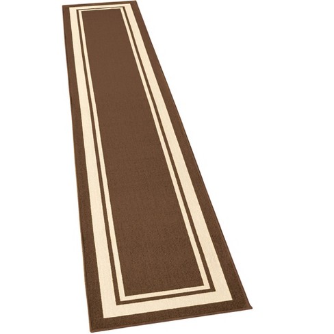 Collections Etc Classic Race Track Skid-resistant Accent Runner Rugs 26 ...