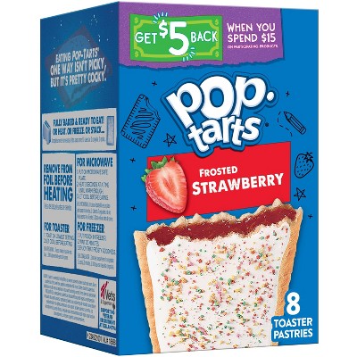 Pop-tarts Frosted Strawberry Pastries - 8ct/13.5oz : Target