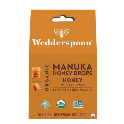 Wedderspoon Organic Manuka Honey Drops - Honey - 4oz : Target